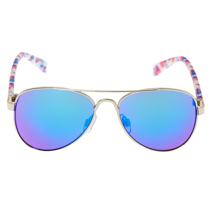 Claires Club Aviator Floral Sunglasses Claires Us