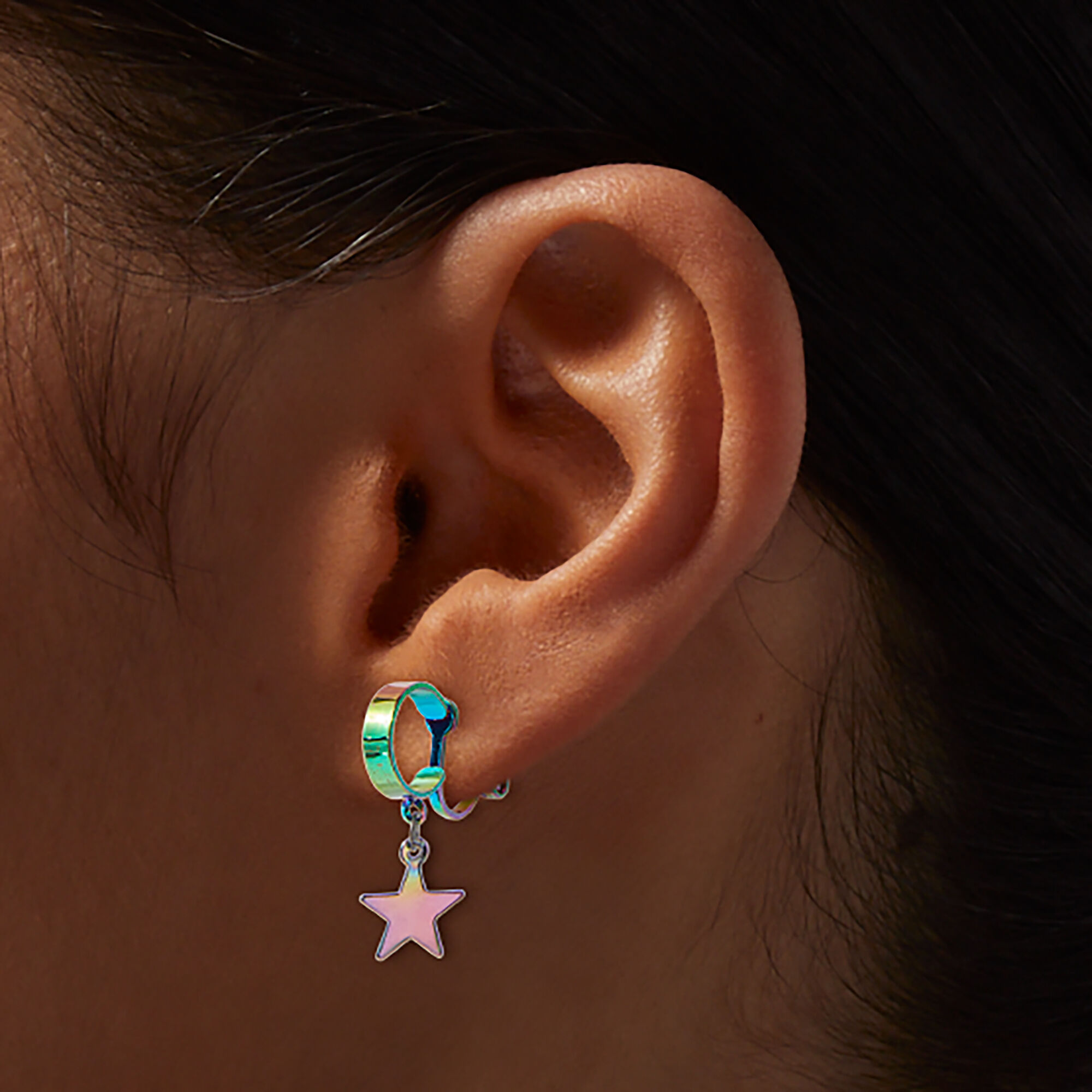 Clip on drop earrings store