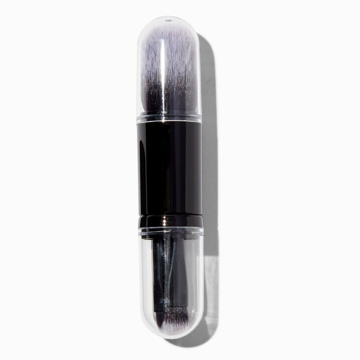 Black Travel Makeup Brush Set - 4 Pack | Claire's
