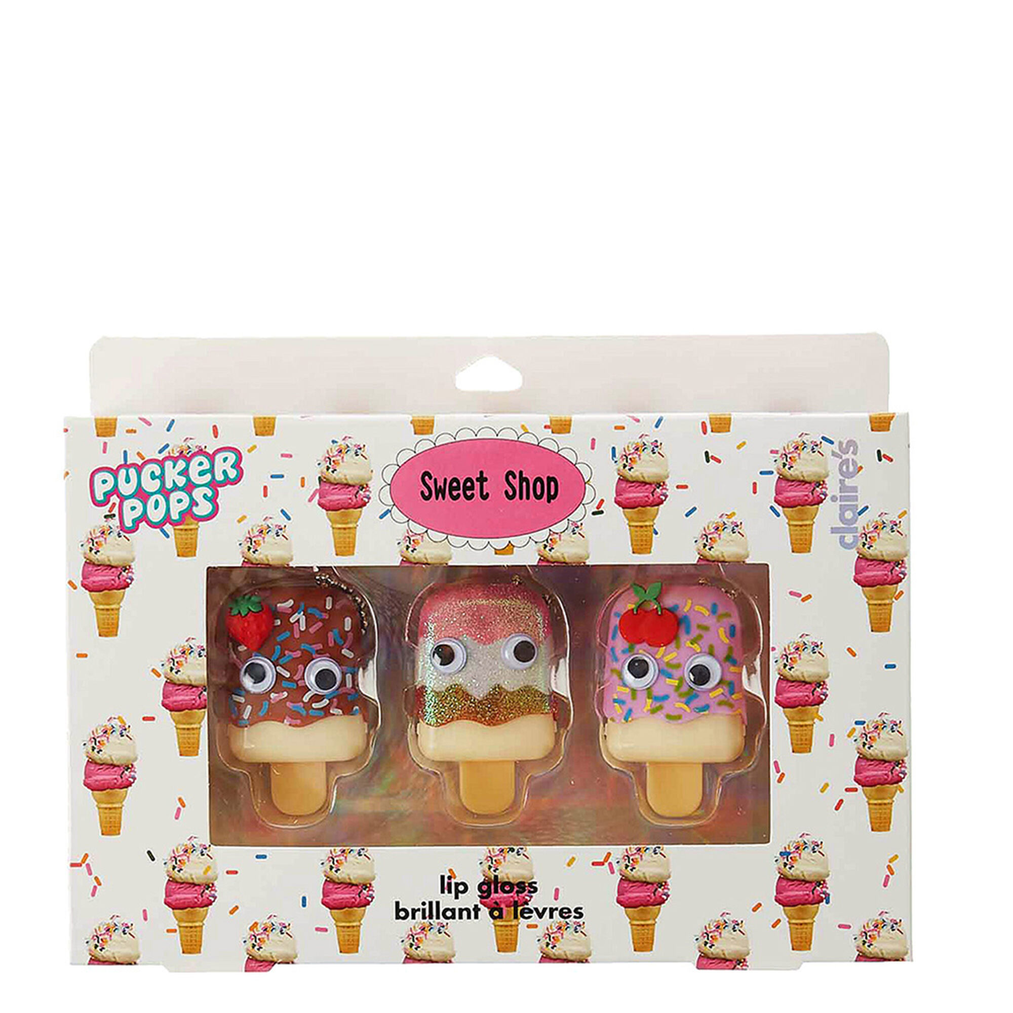 Pucker Pops Sweet Shop Lip Gloss Set 3 Pack Claires Us