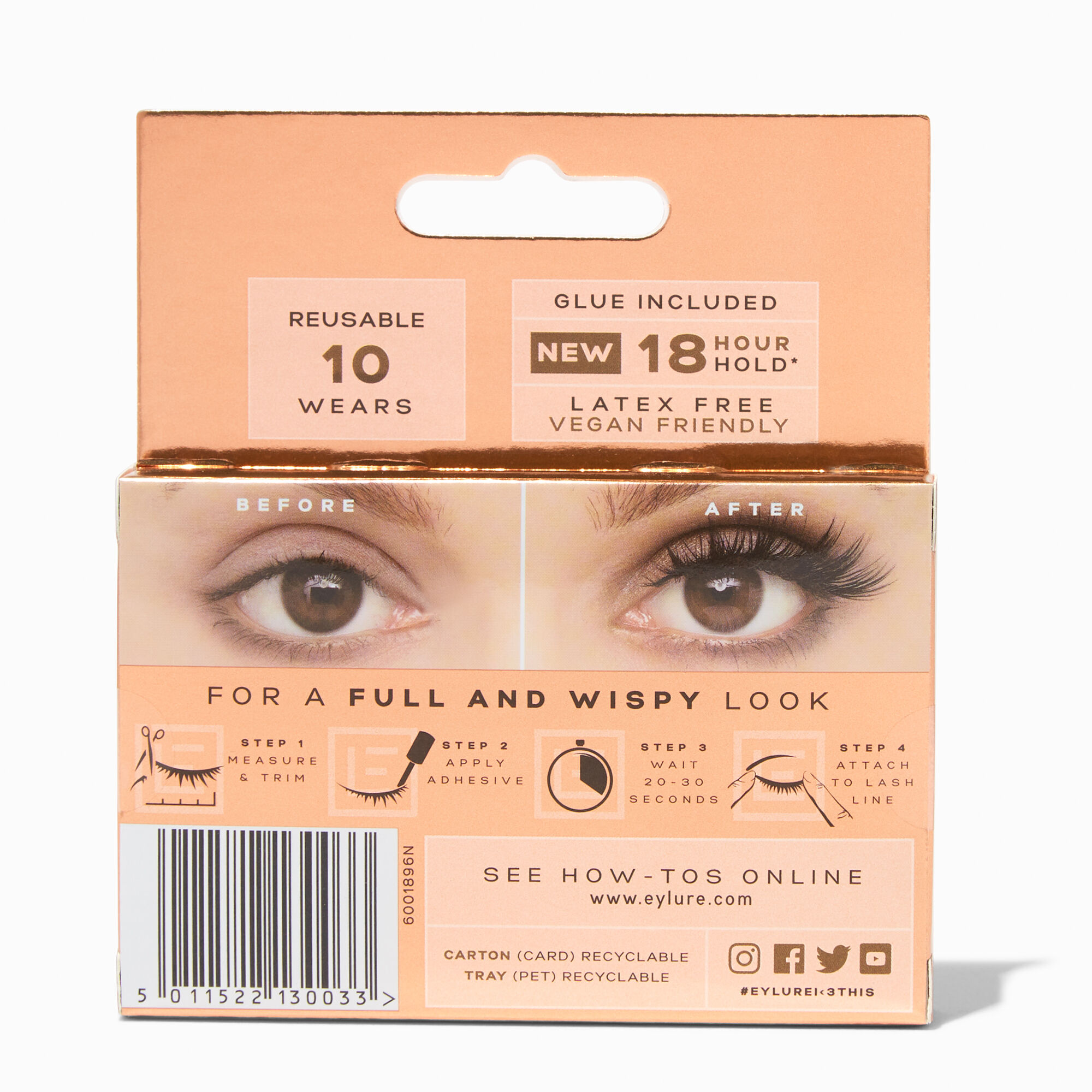 Eylure Most Wanted Faux Mink Eyelashes I 3 This Claire s